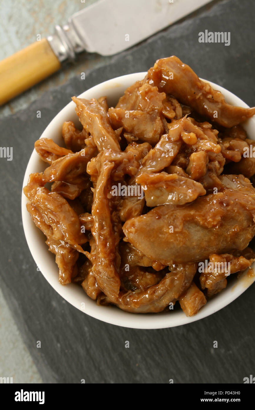 sandwich filling in dish Stock Photo - Alamy