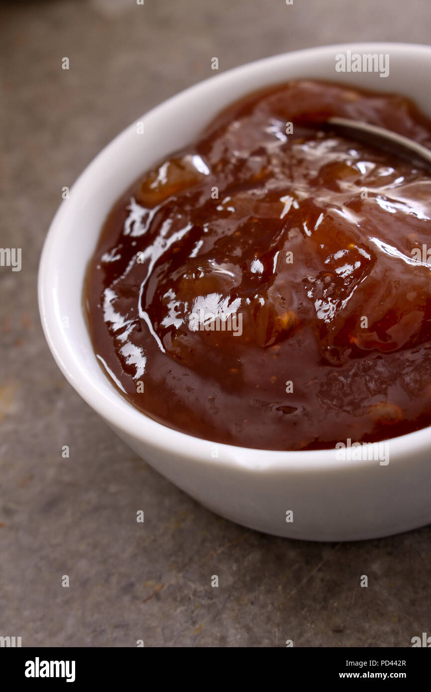 chutney pickle relish in dish Stock Photo - Alamy