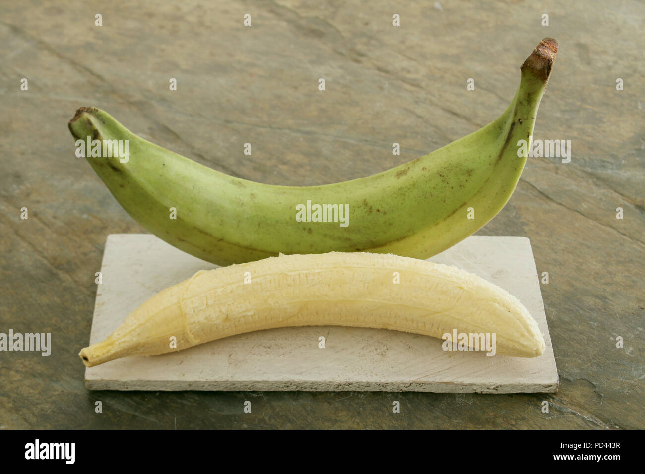 preparing plantain fruit Stock Photo - Alamy