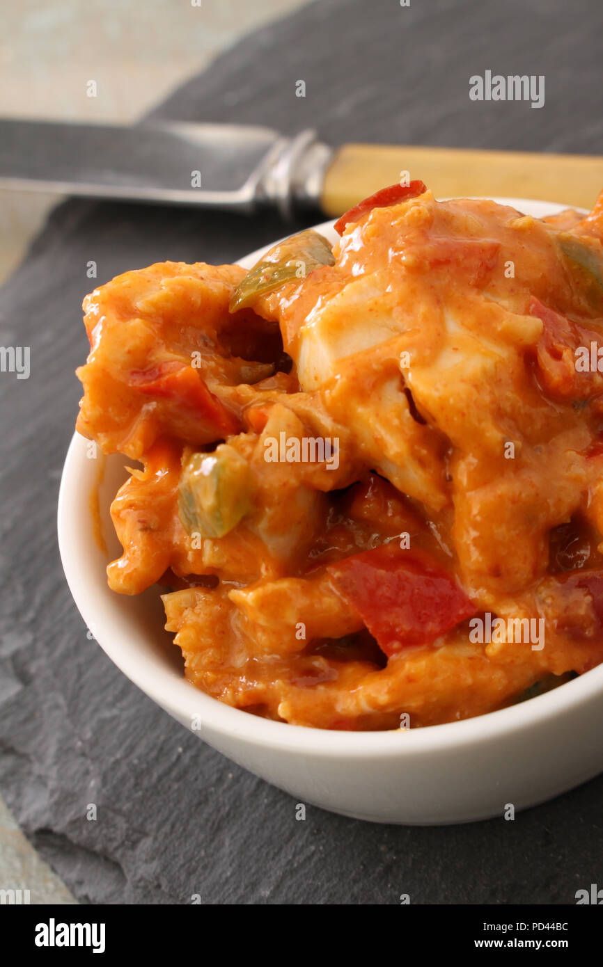 sandwich filling in dish Stock Photo - Alamy