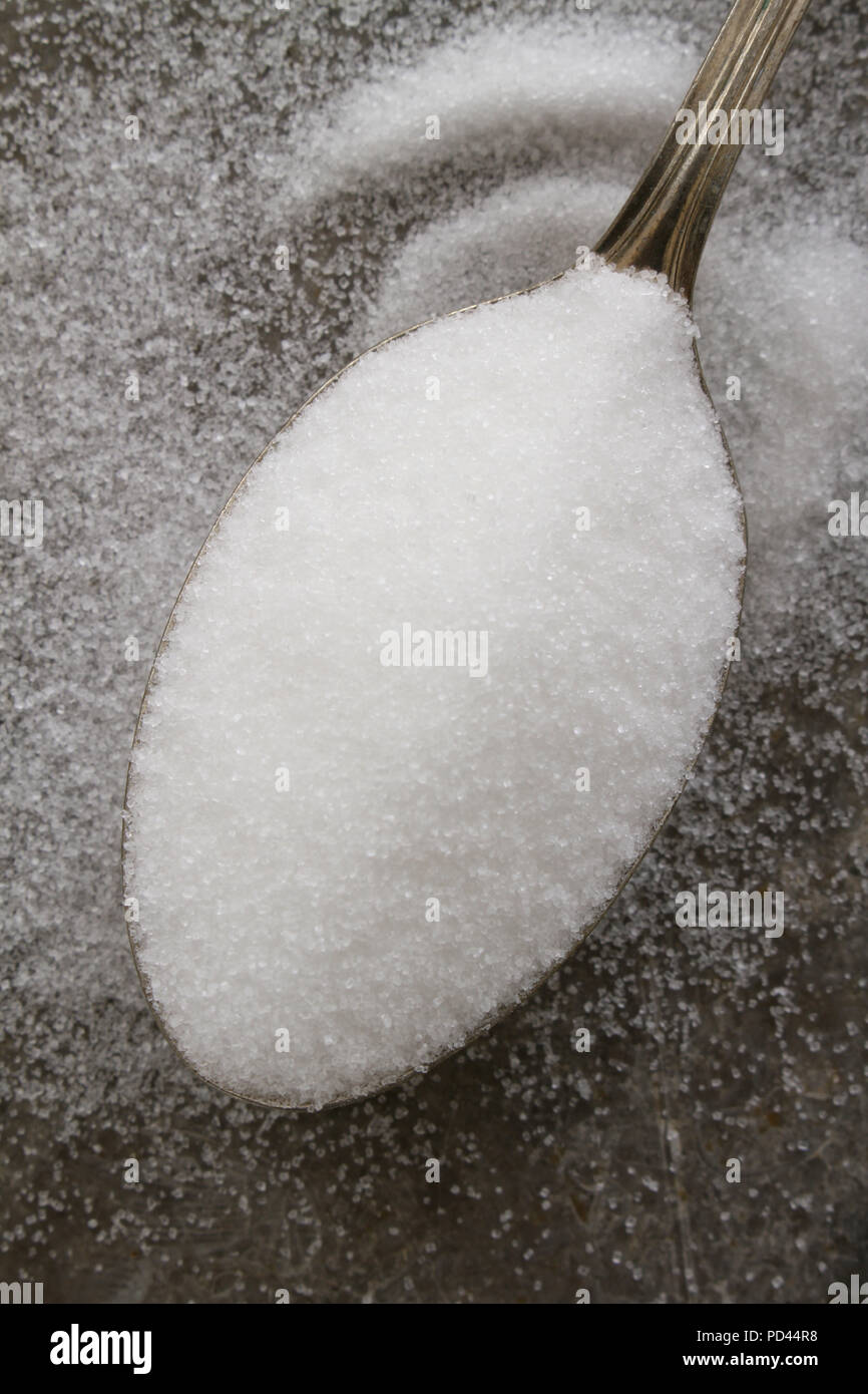 granulated refined white sugar Stock Photo - Alamy