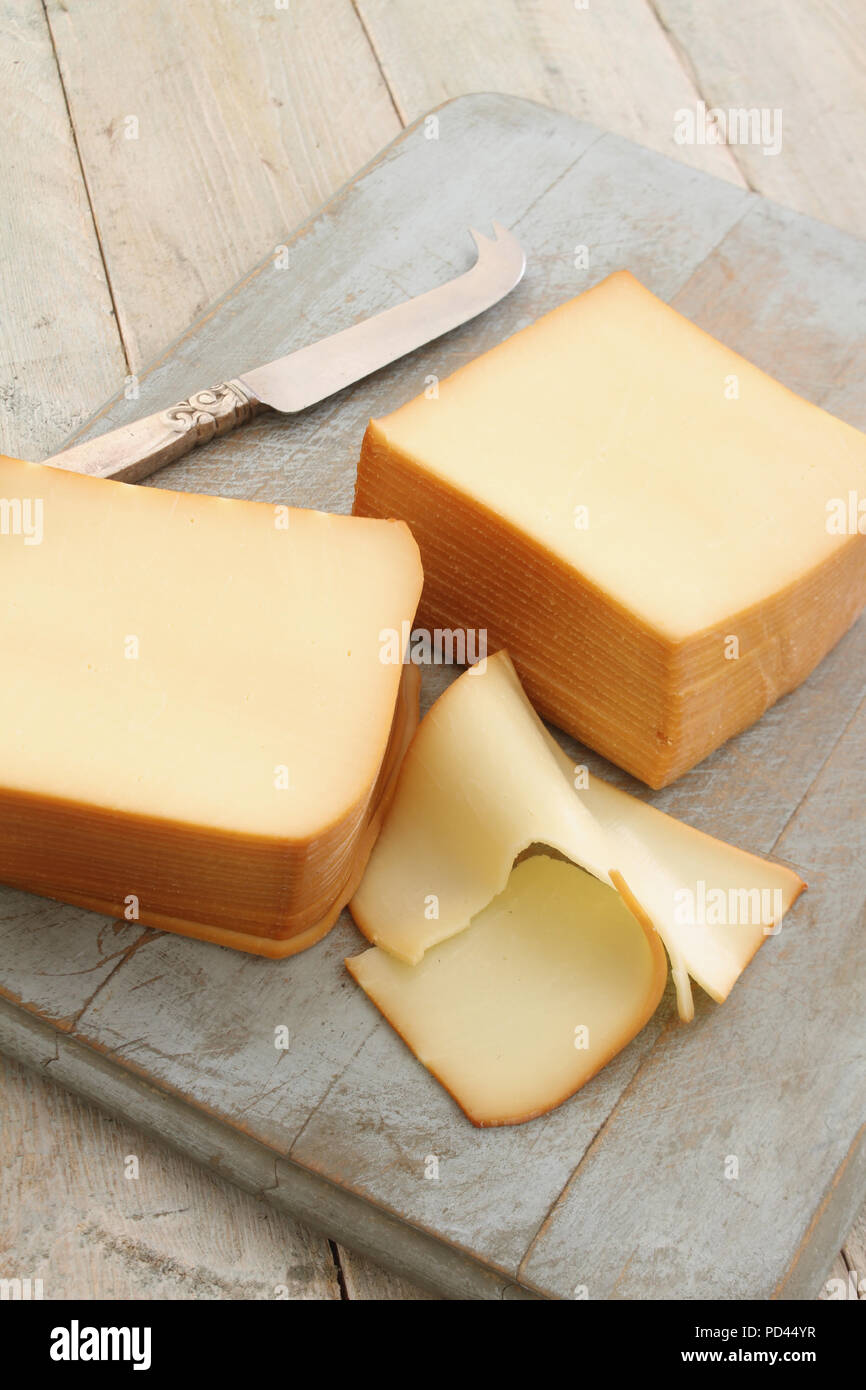 sliced cheese portions Stock Photo - Alamy