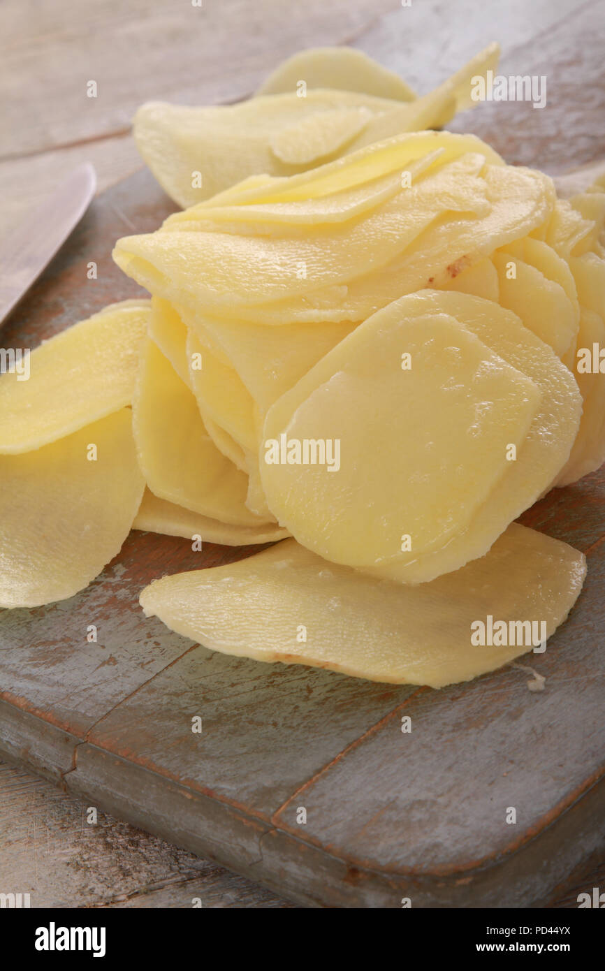 preparing fresh potatoes Stock Photo - Alamy