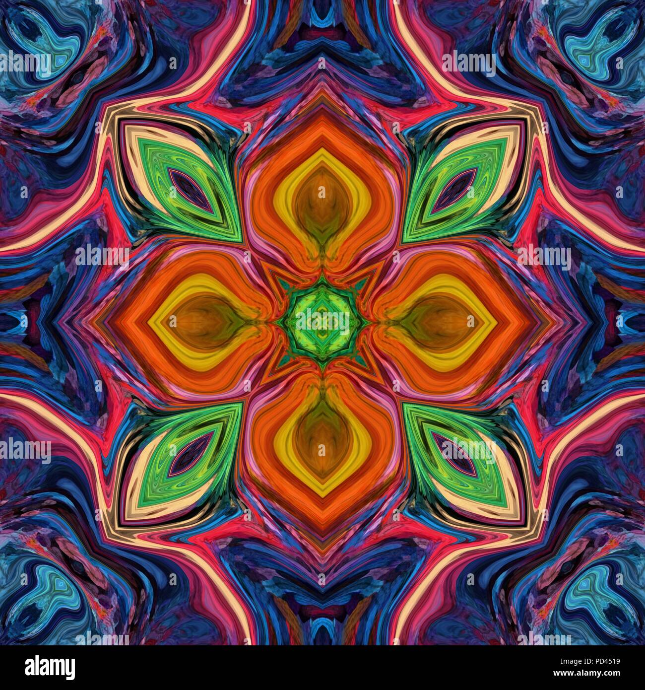 Psychedelic Geometric Art