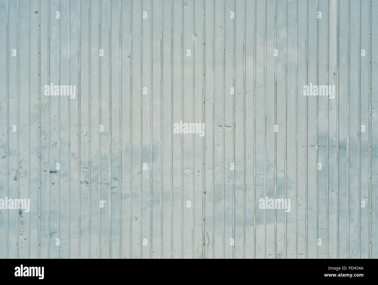 White painted corrugated sheet metal facade Stock Photo - Alamy