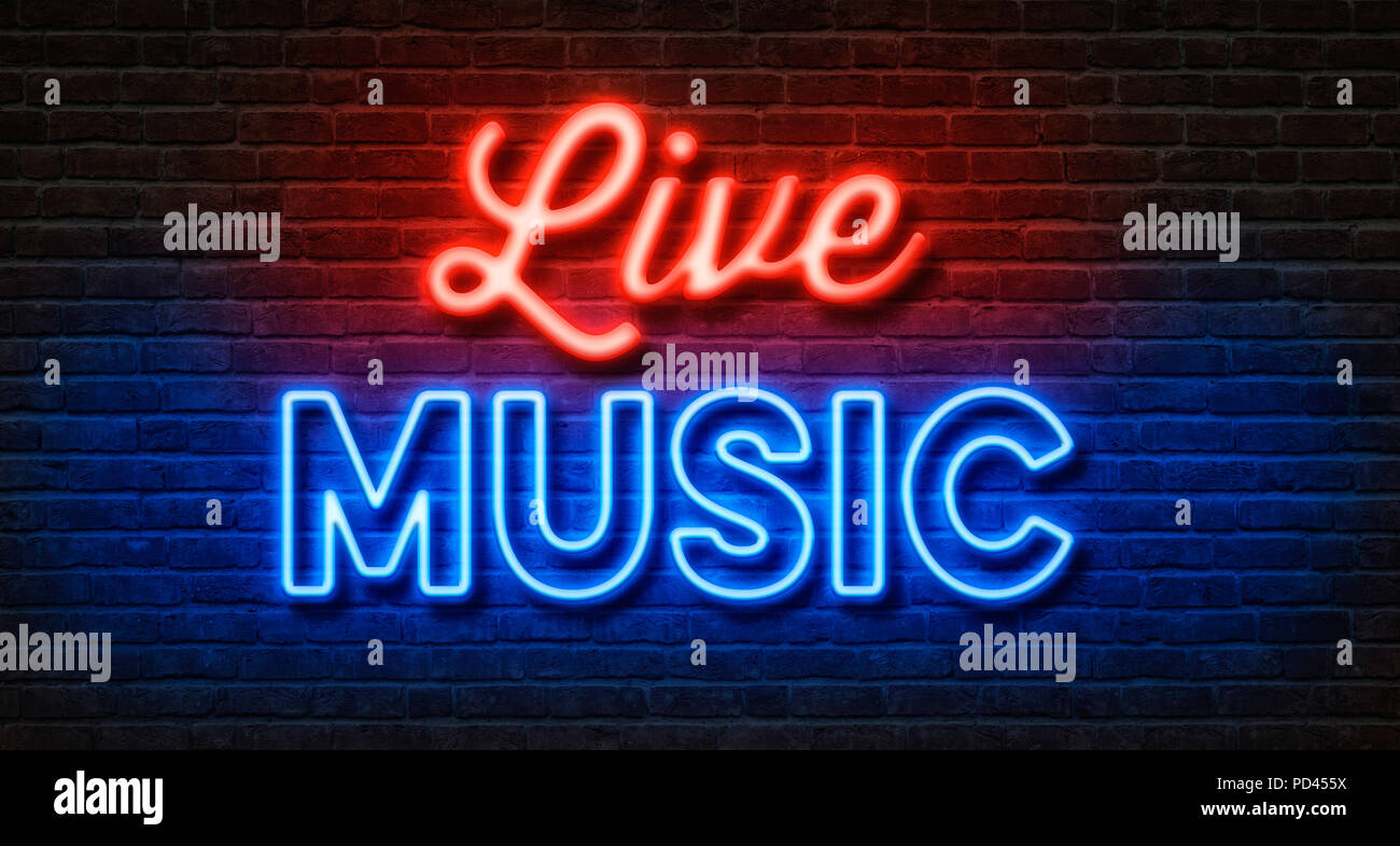 Welcome neon sign on brick hi-res stock photography and images - Alamy