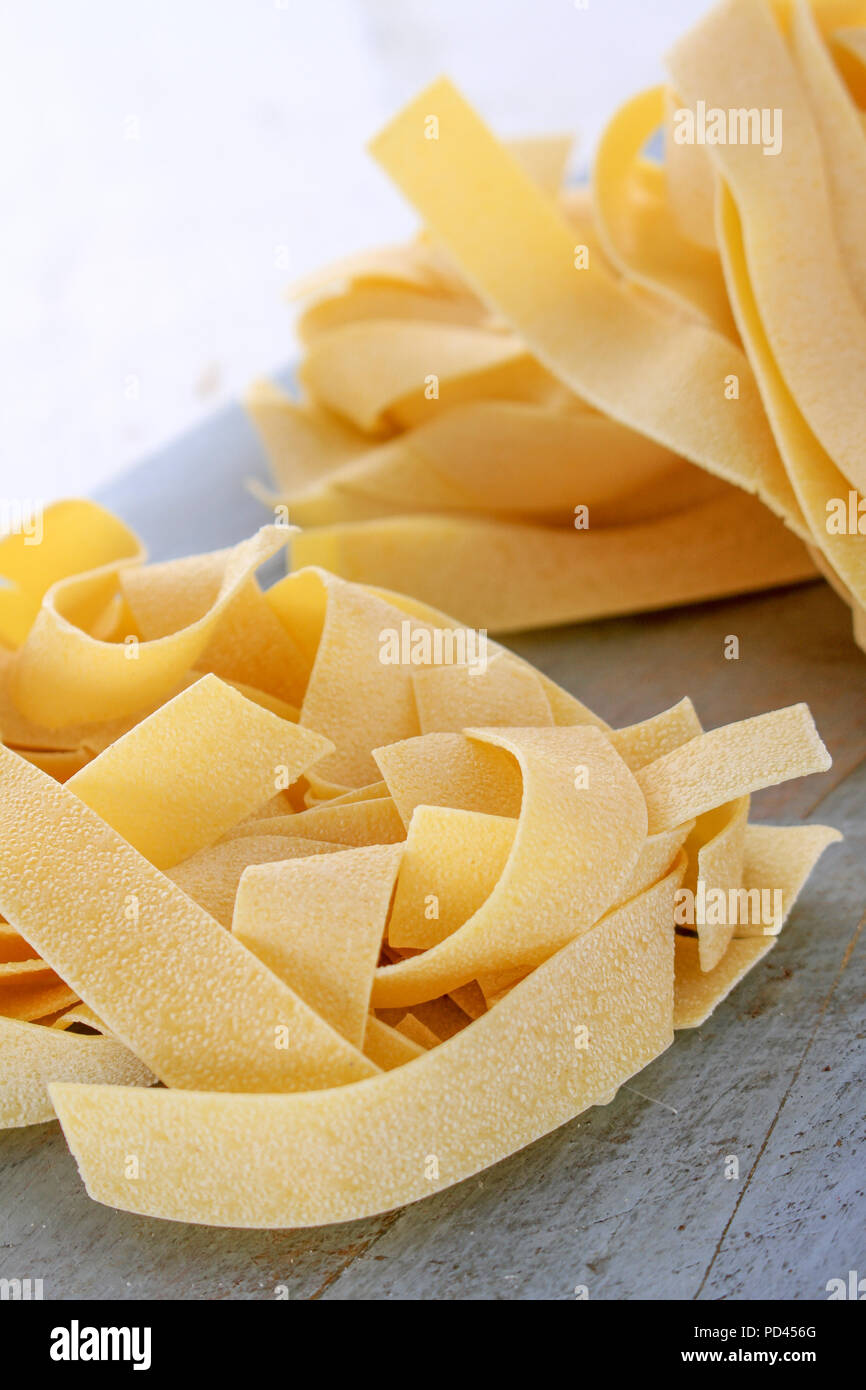 fresh uncooked pasta Stock Photo - Alamy
