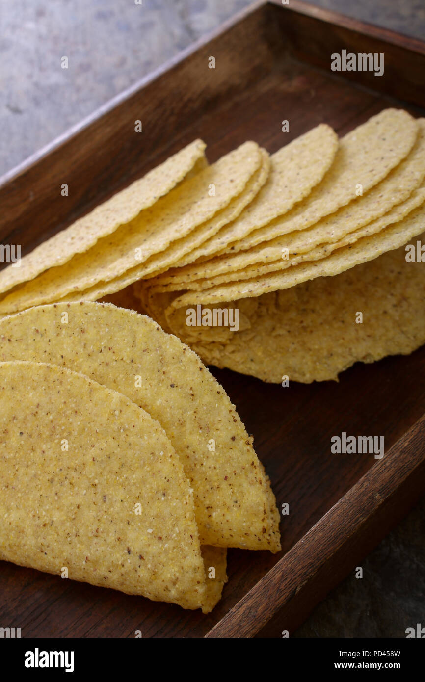 taco shells empty Stock Photo - Alamy