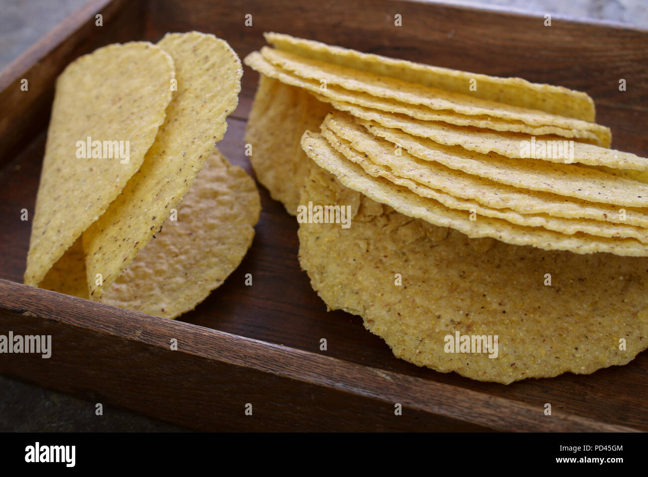 taco shells empty Stock Photo - Alamy
