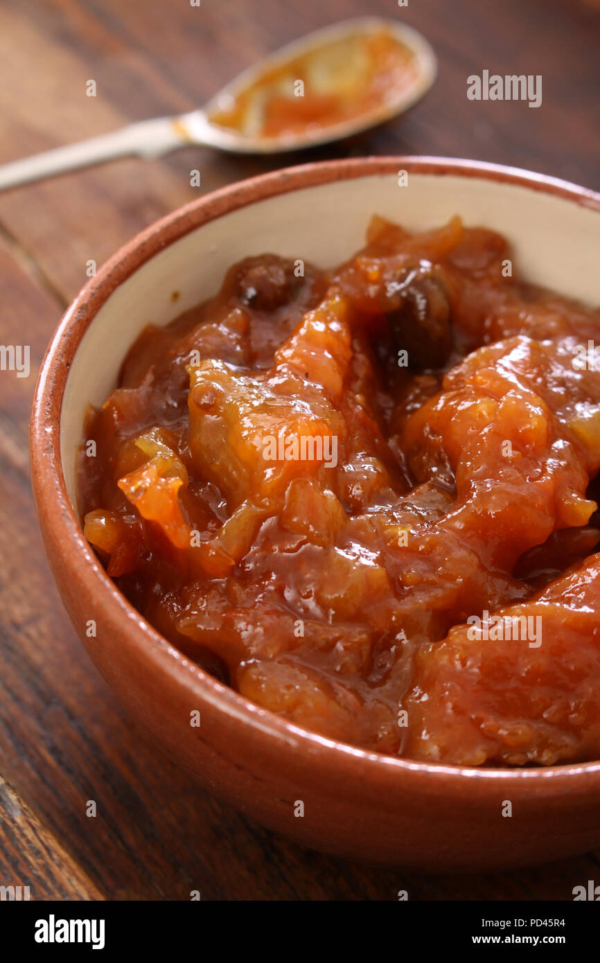 butternut squash chutney Stock Photo - Alamy