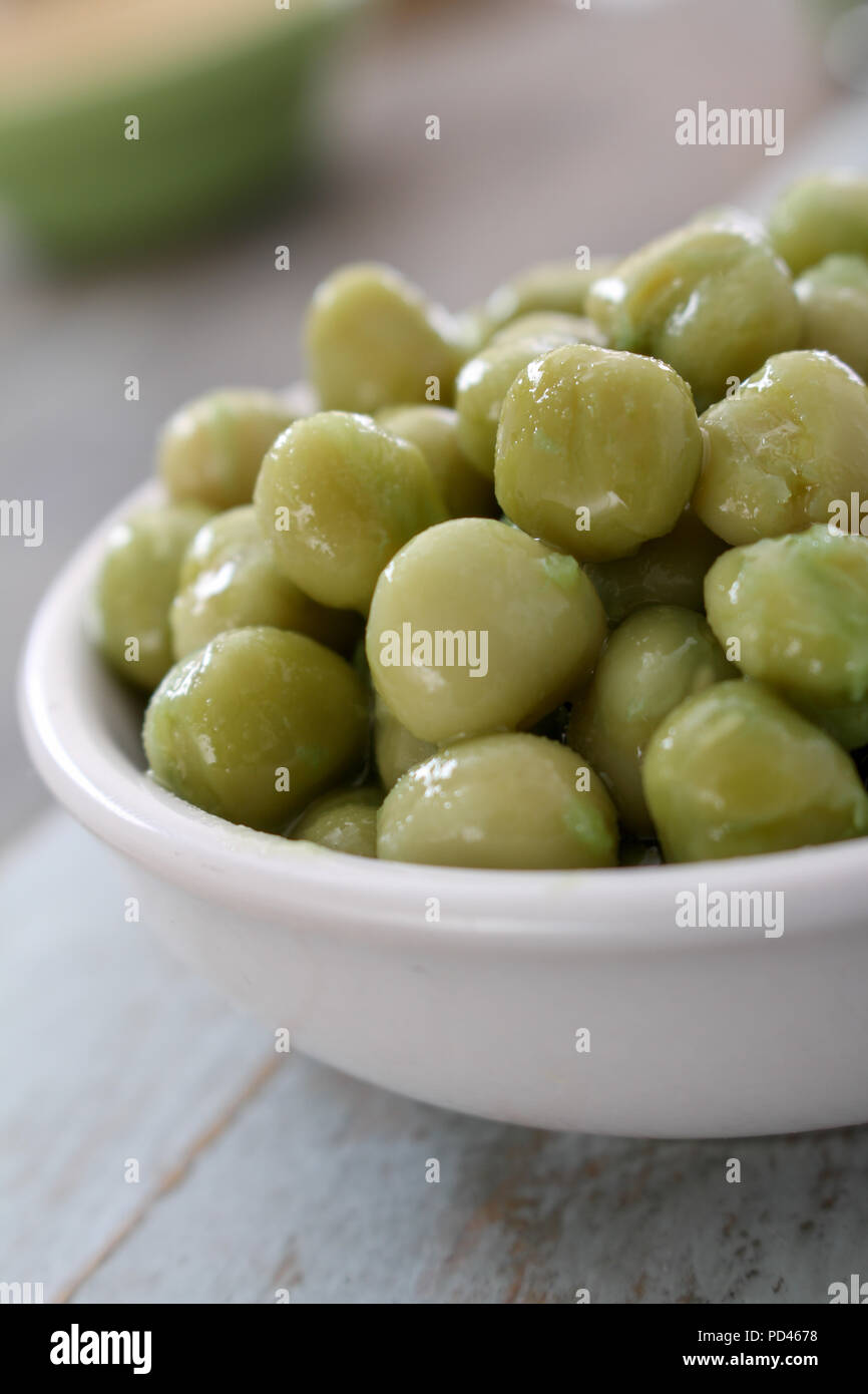 prepared marrowfat peas Stock Photo - Alamy