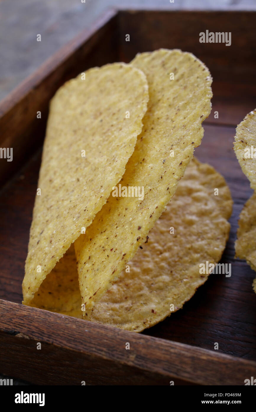 taco shells empty Stock Photo - Alamy