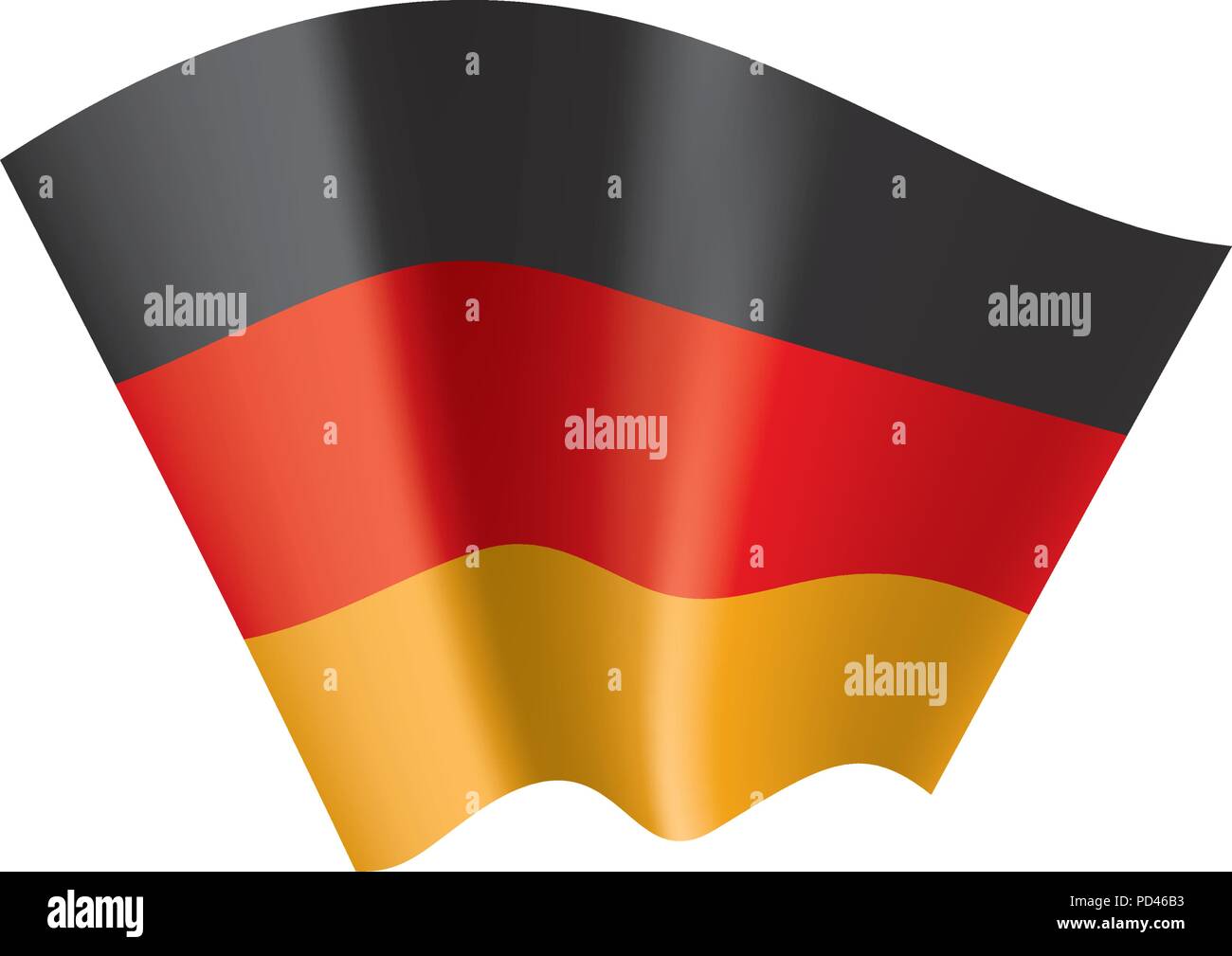 Germany flag, vector illustration Stock Vector Image & Art - Alamy