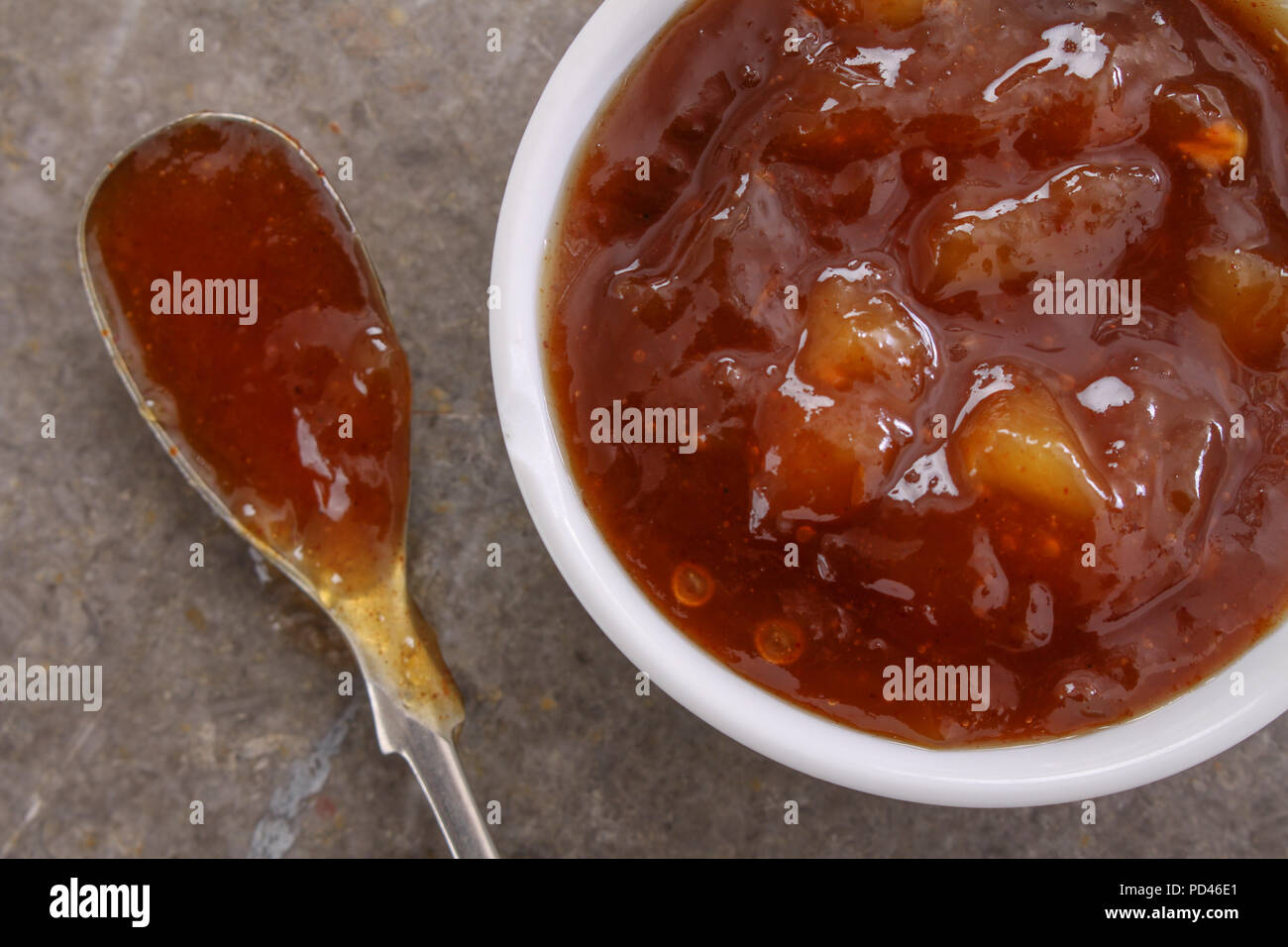 Indian mango chutney in hi-res stock photography and images - Alamy