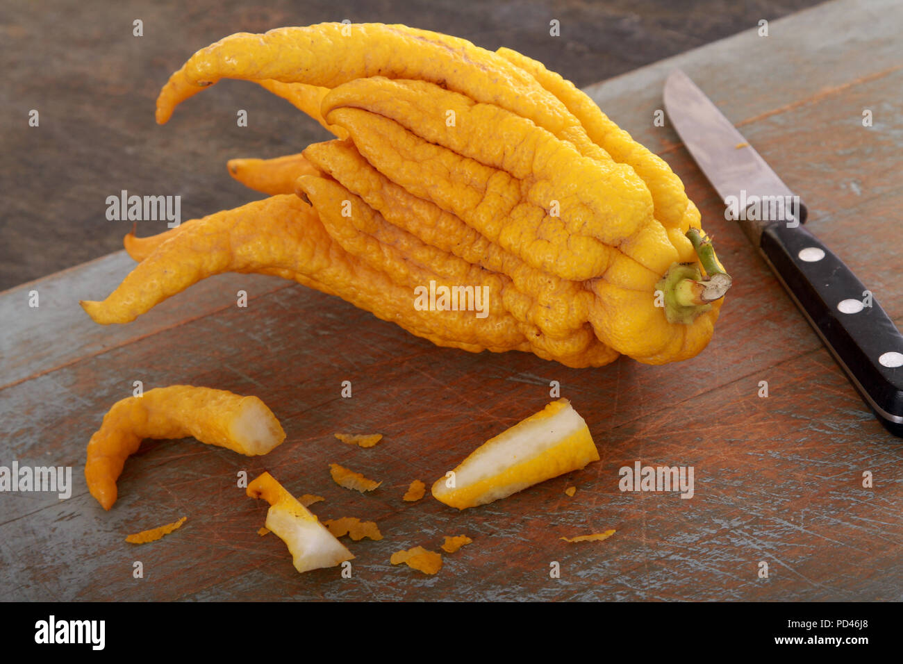 buddhas hand citrus fruit Stock Photo - Alamy