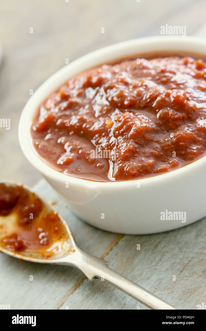 chutney pickle relish in dish Stock Photo - Alamy