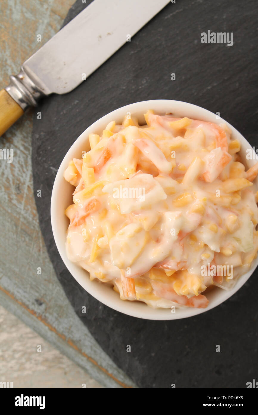 sandwich filling in dish Stock Photo - Alamy