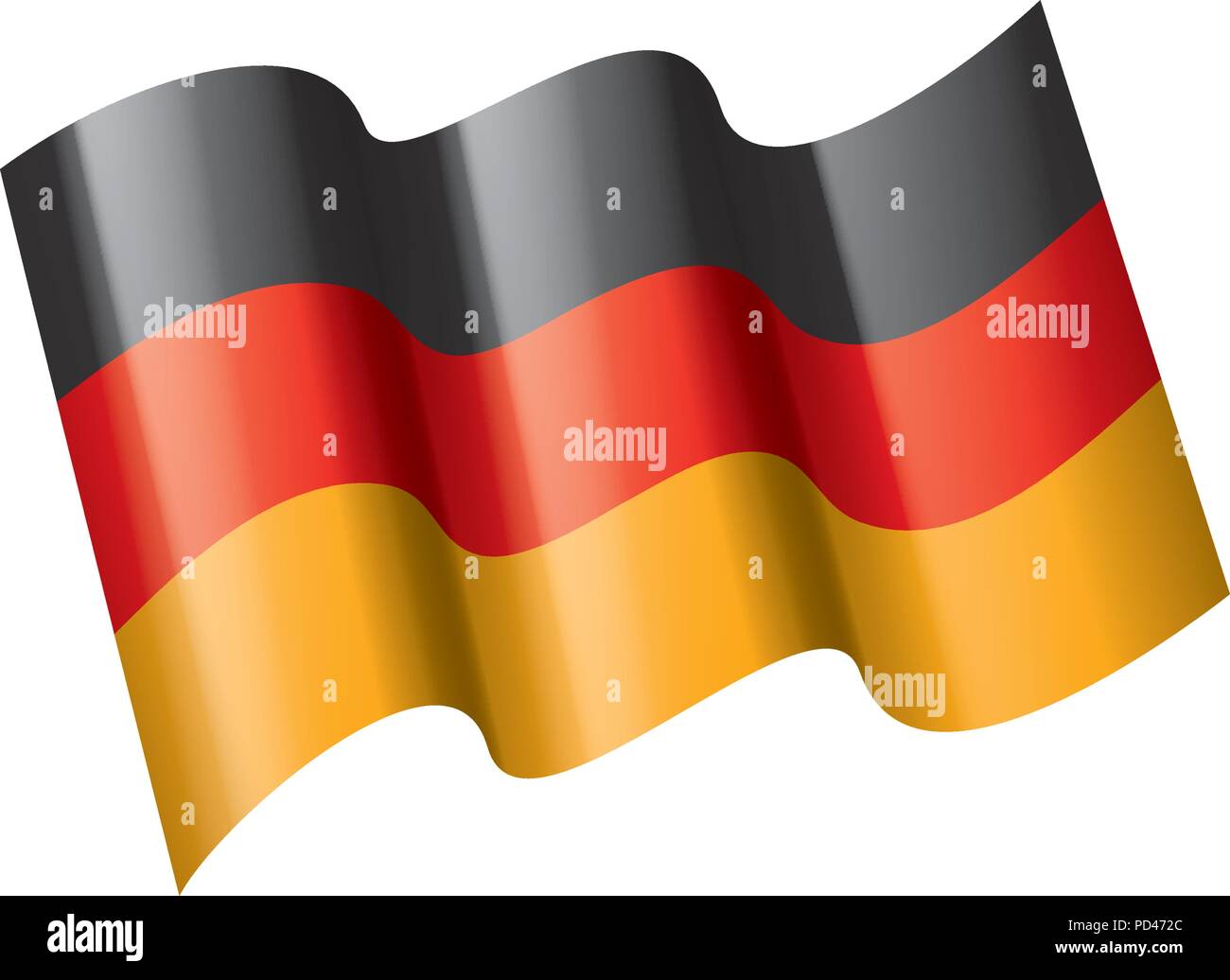 Germany flag, vector illustration Stock Vector Image & Art - Alamy