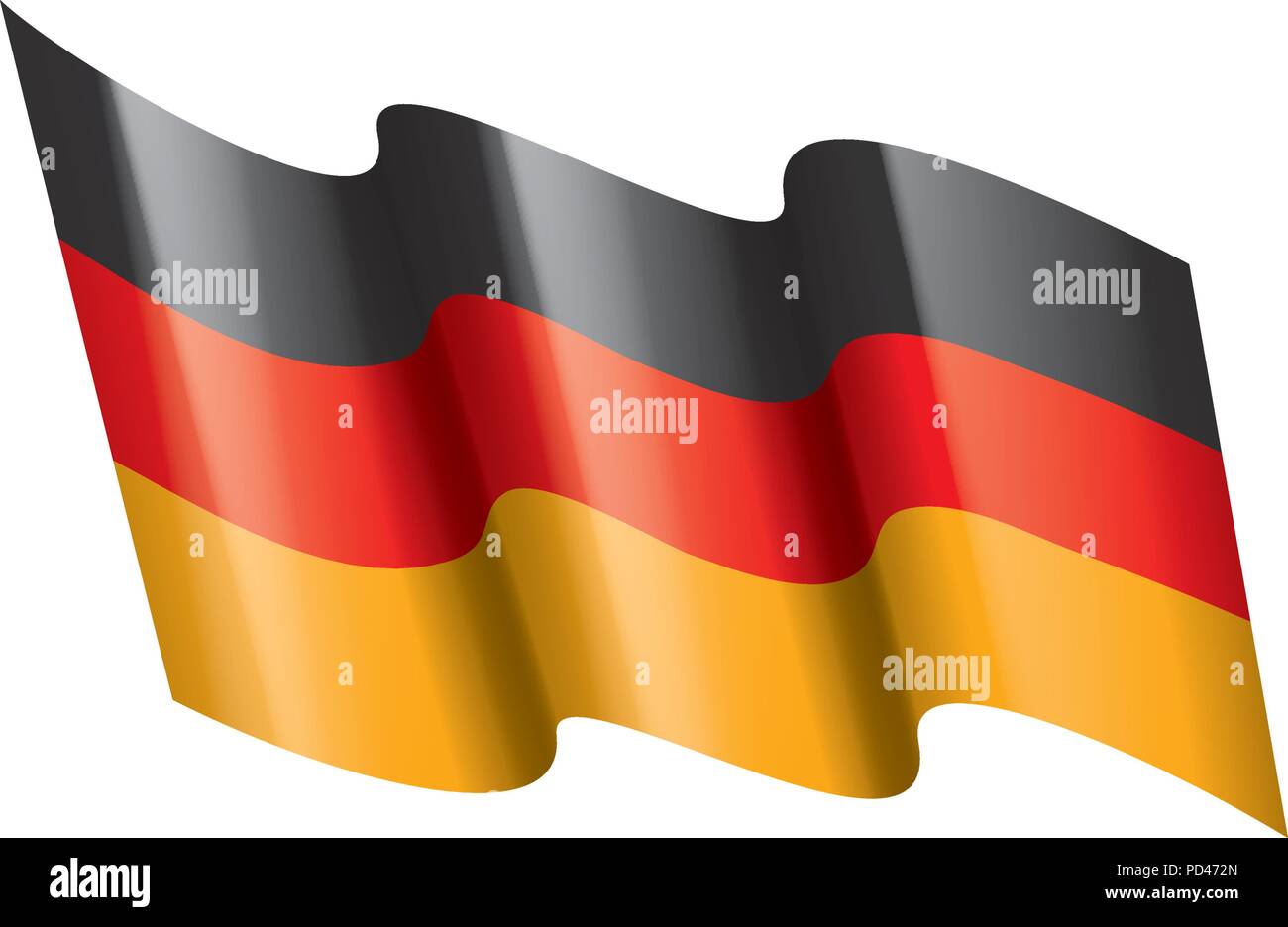 Germany flag, vector illustration Stock Vector Image & Art - Alamy