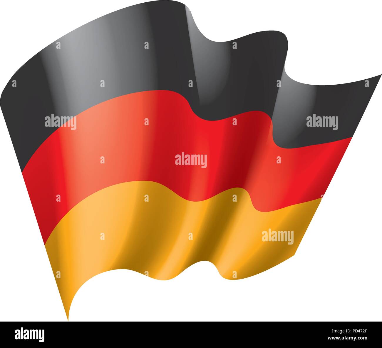 Germany flag, vector illustration Stock Vector Image & Art - Alamy