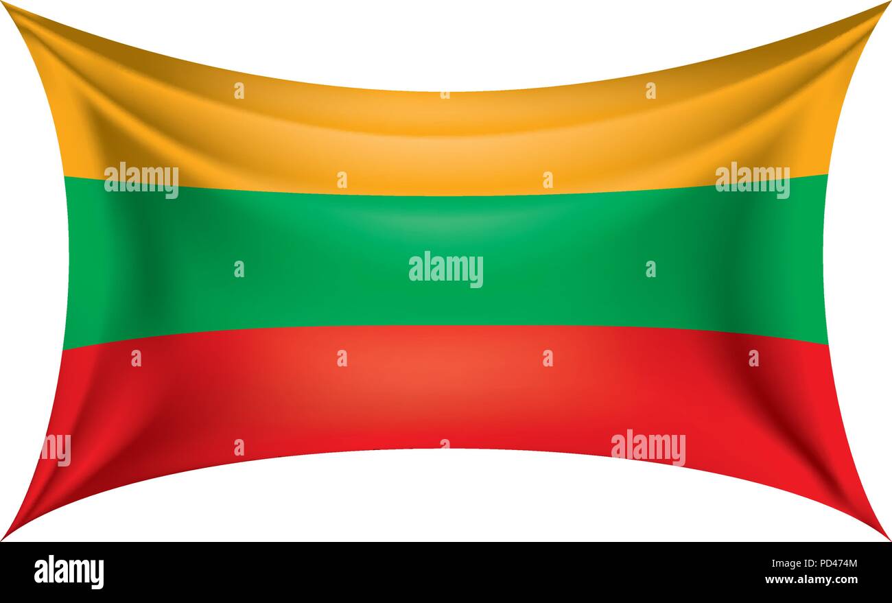Lithuania flag, vector illustration Stock Vector Image & Art - Alamy