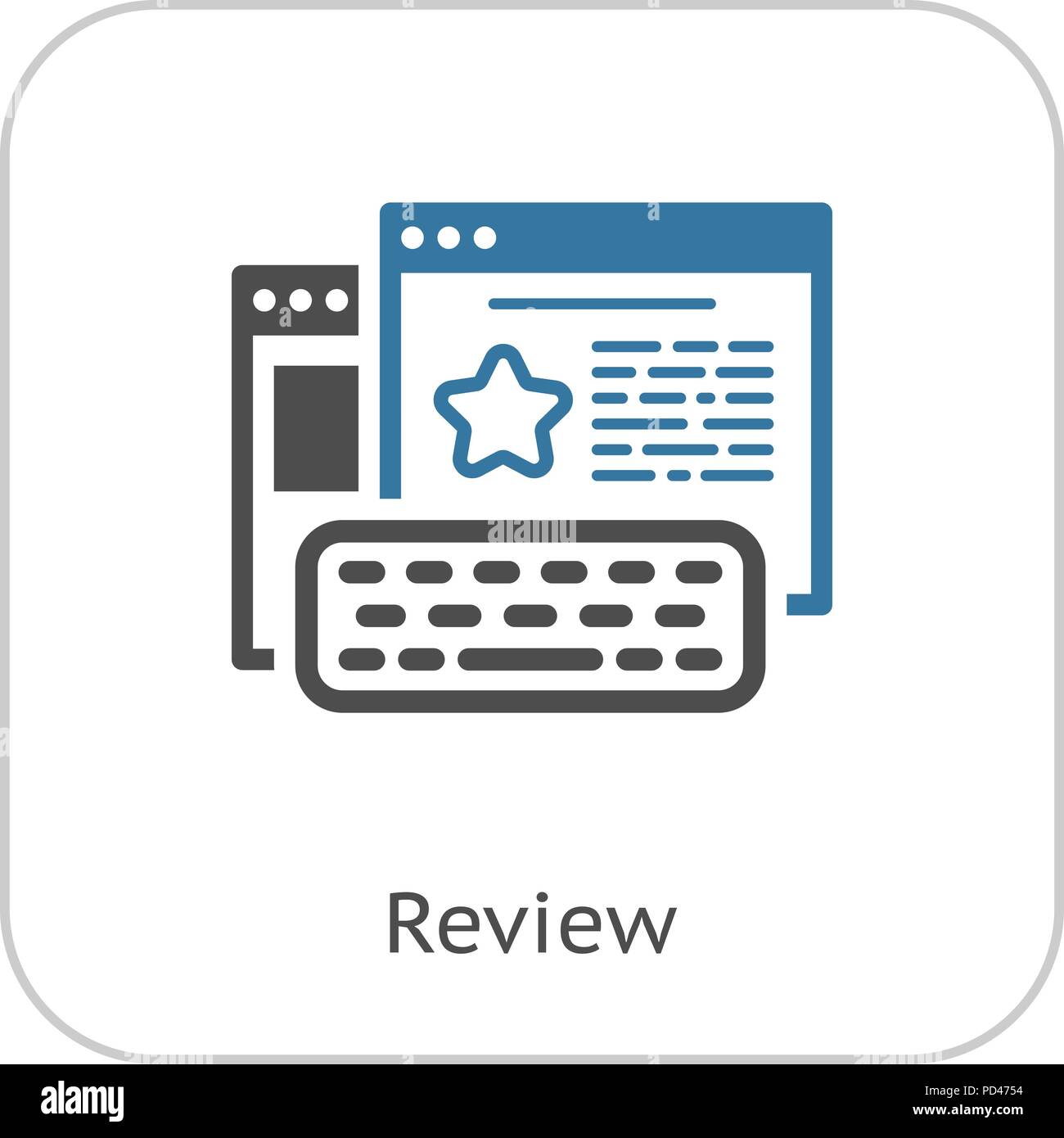 Review Line Icon Stock Vector Image & Art - Alamy