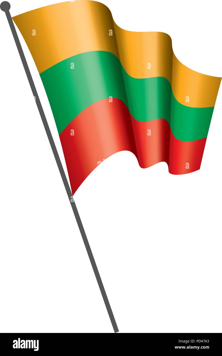 Lithuania flag, vector illustration Stock Vector Image & Art - Alamy