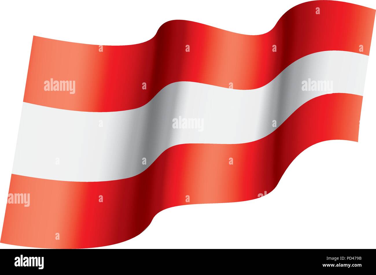 Austria flag, vector illustration Stock Vector Image & Art - Alamy