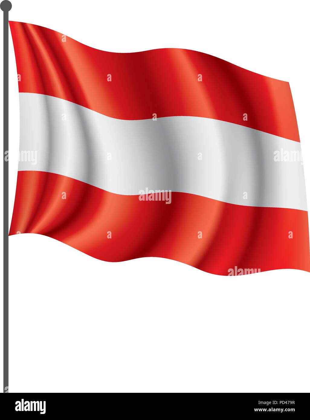 Austria flag, vector illustration Stock Vector Image & Art - Alamy