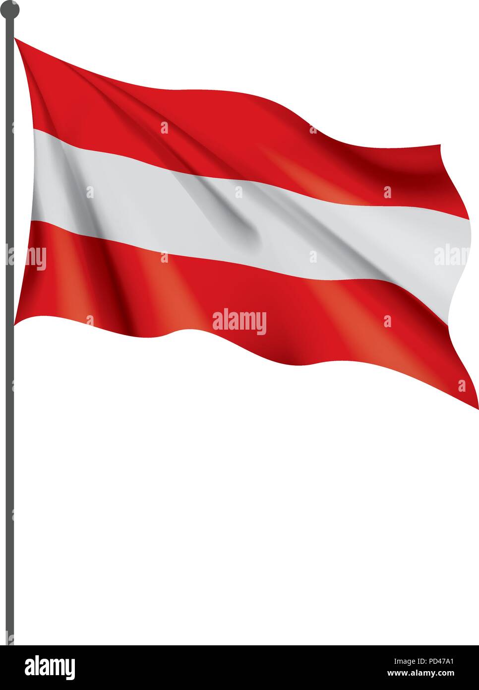 Austria flag, vector illustration Stock Vector Image & Art - Alamy