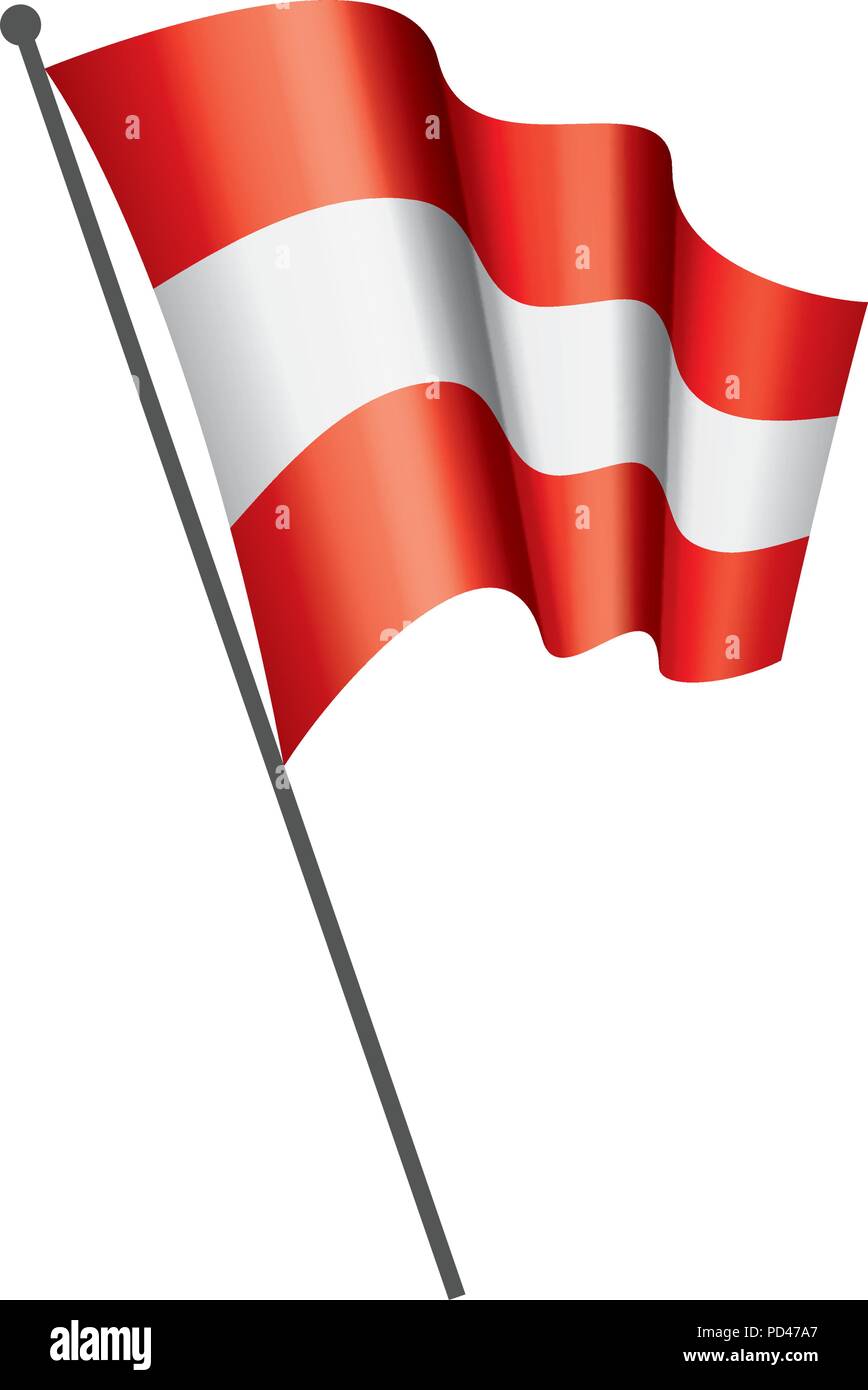 Austria flag, vector illustration Stock Vector Image & Art - Alamy