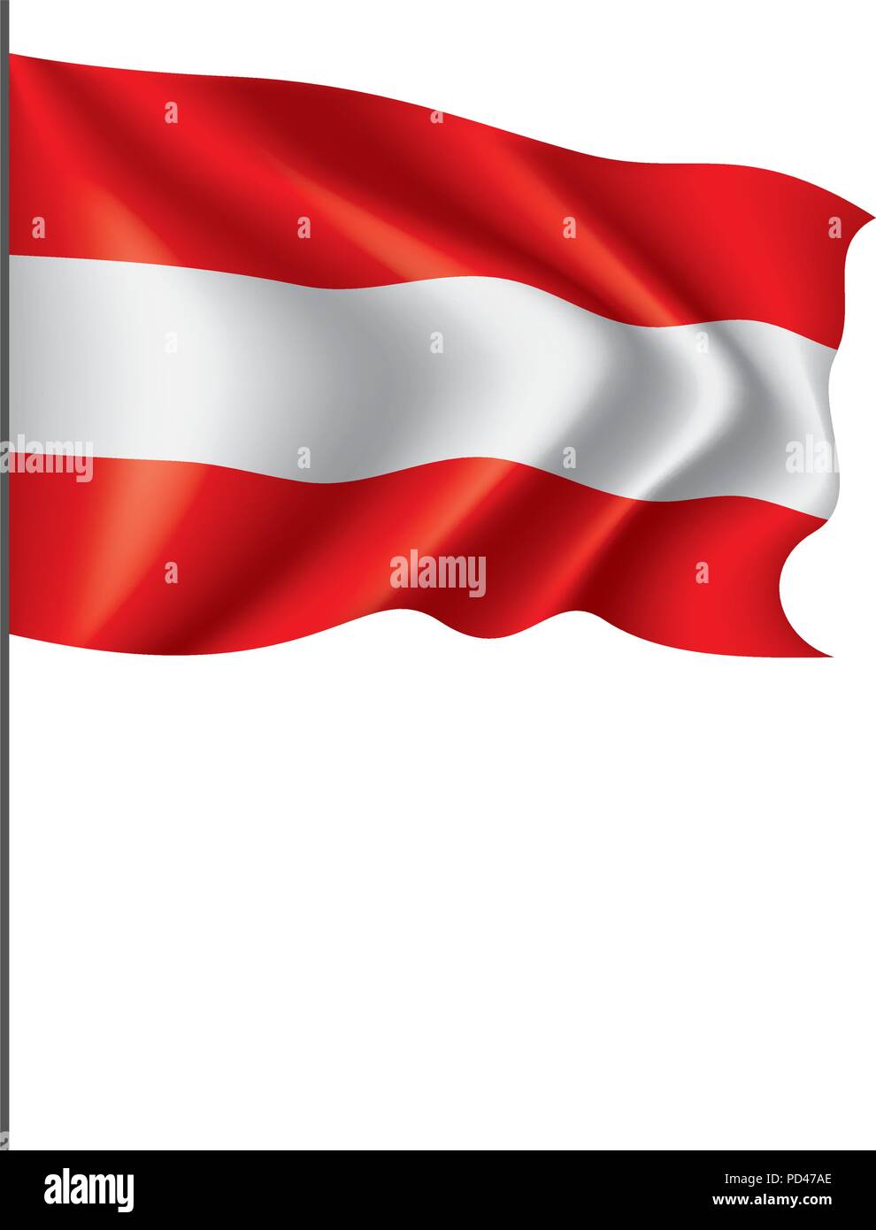 Austria flag, vector illustration Stock Vector Image & Art - Alamy