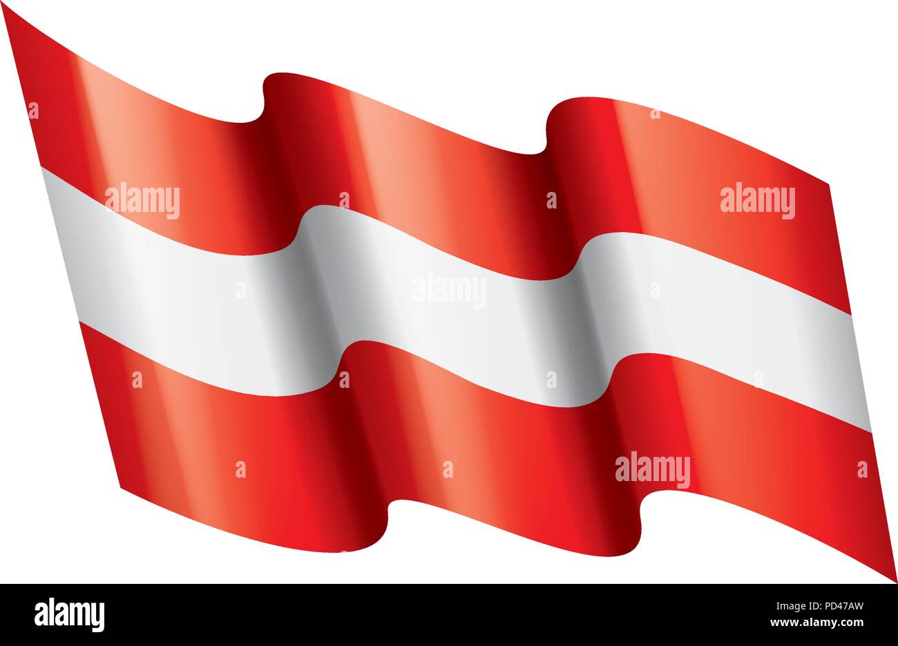 Austria flag, vector illustration Stock Vector Image & Art - Alamy