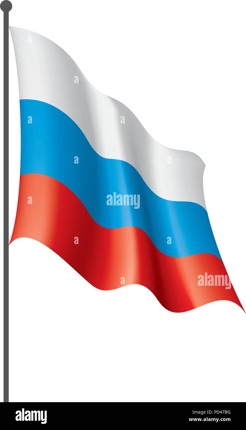 Russia flag, vector illustration Stock Vector Image & Art - Alamy