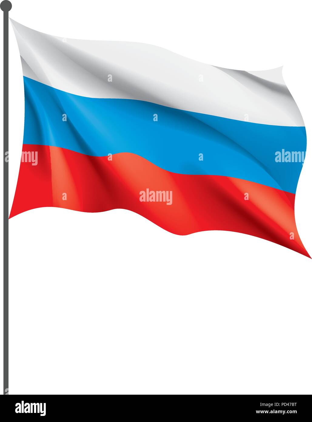 Russia flag, vector illustration Stock Vector Image & Art - Alamy