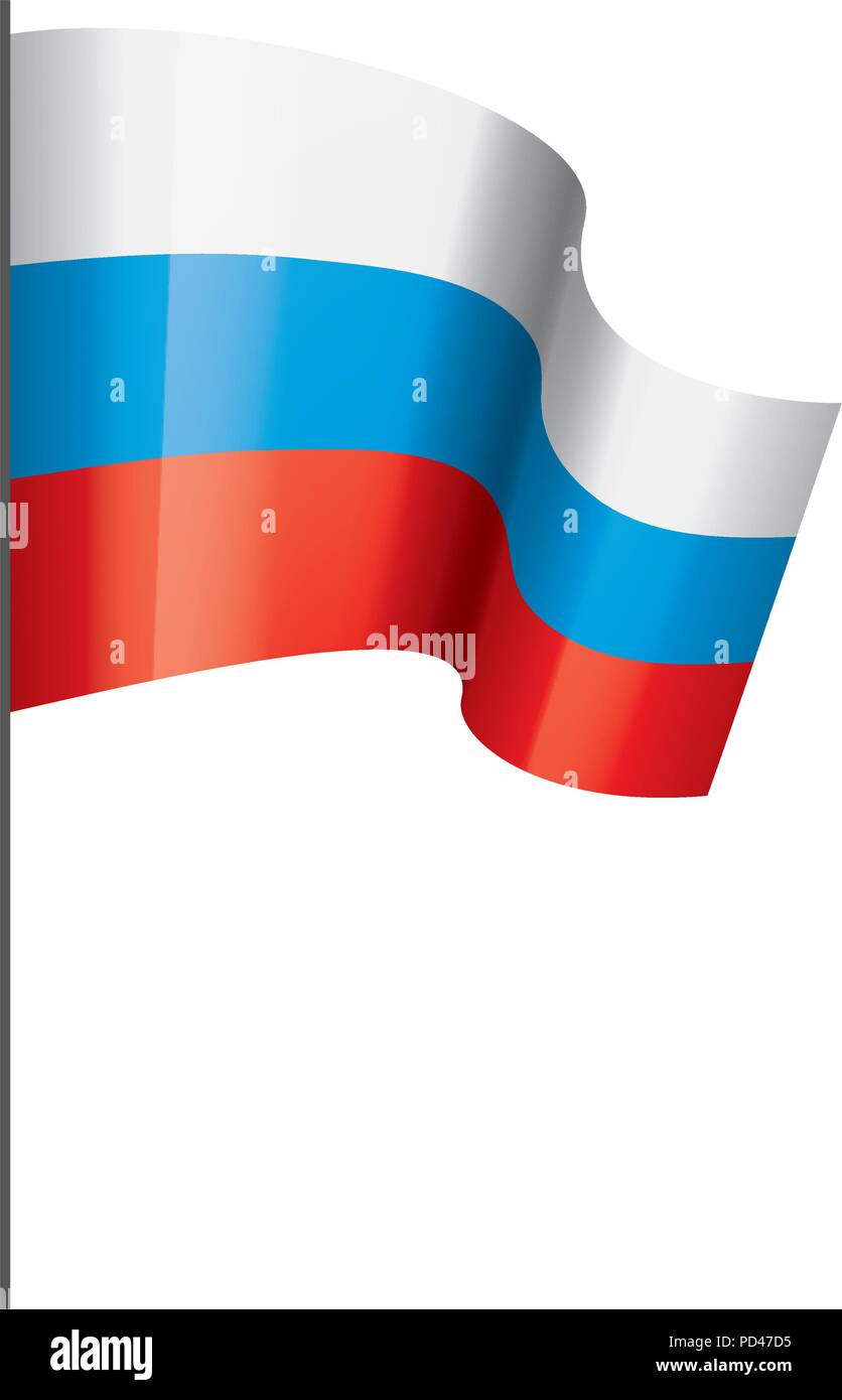 Russia flag, vector illustration Stock Vector Image & Art - Alamy