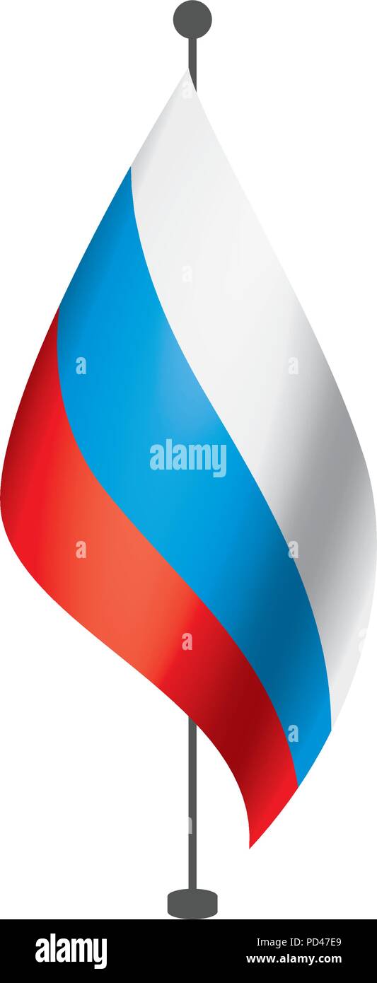 Russia flag, vector illustration Stock Vector Image & Art - Alamy