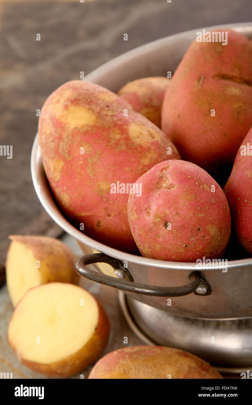 preparing fresh potatoes Stock Photo - Alamy