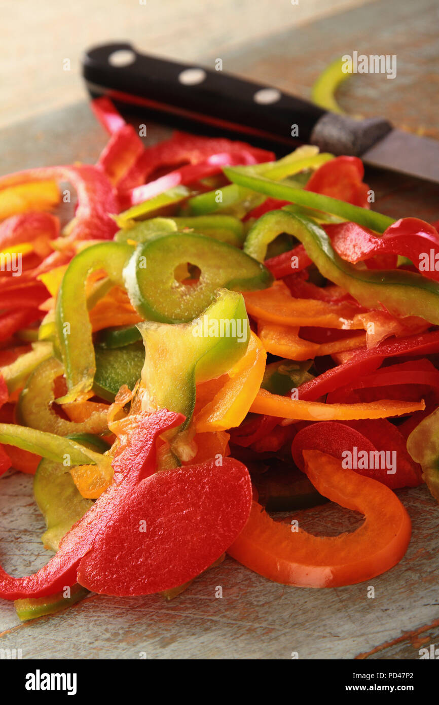 Julienne capsicum peppers hi-res stock photography and images - Alamy