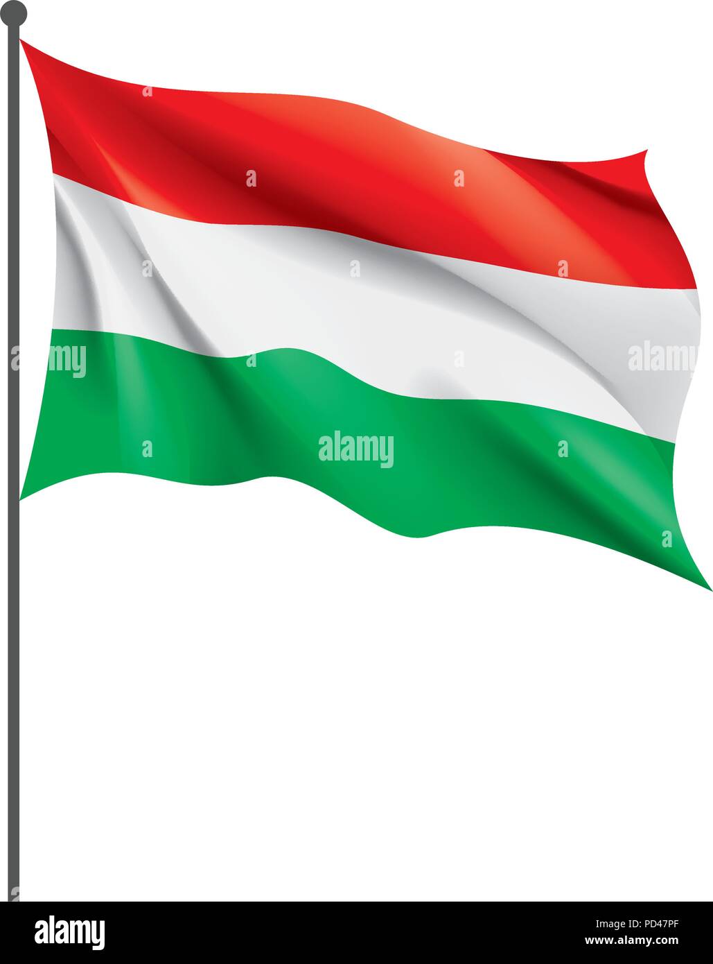 Hungary flag, vector illustration Stock Vector Image & Art - Alamy
