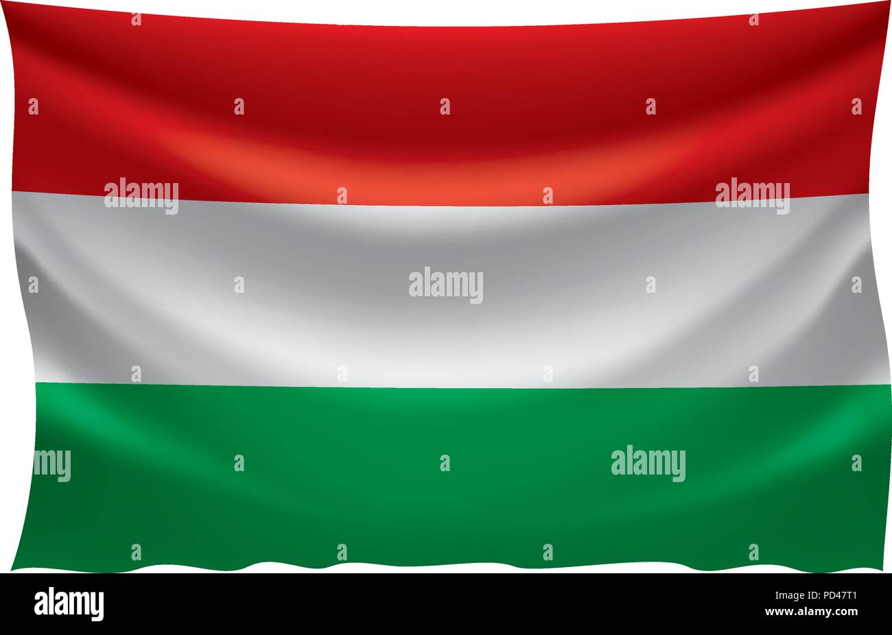 Hungary flag, vector illustration Stock Vector Image & Art - Alamy