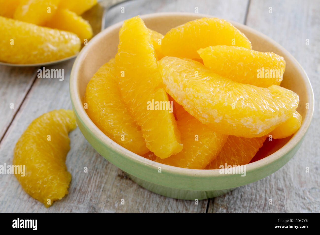 prepared orange segments Stock Photo - Alamy