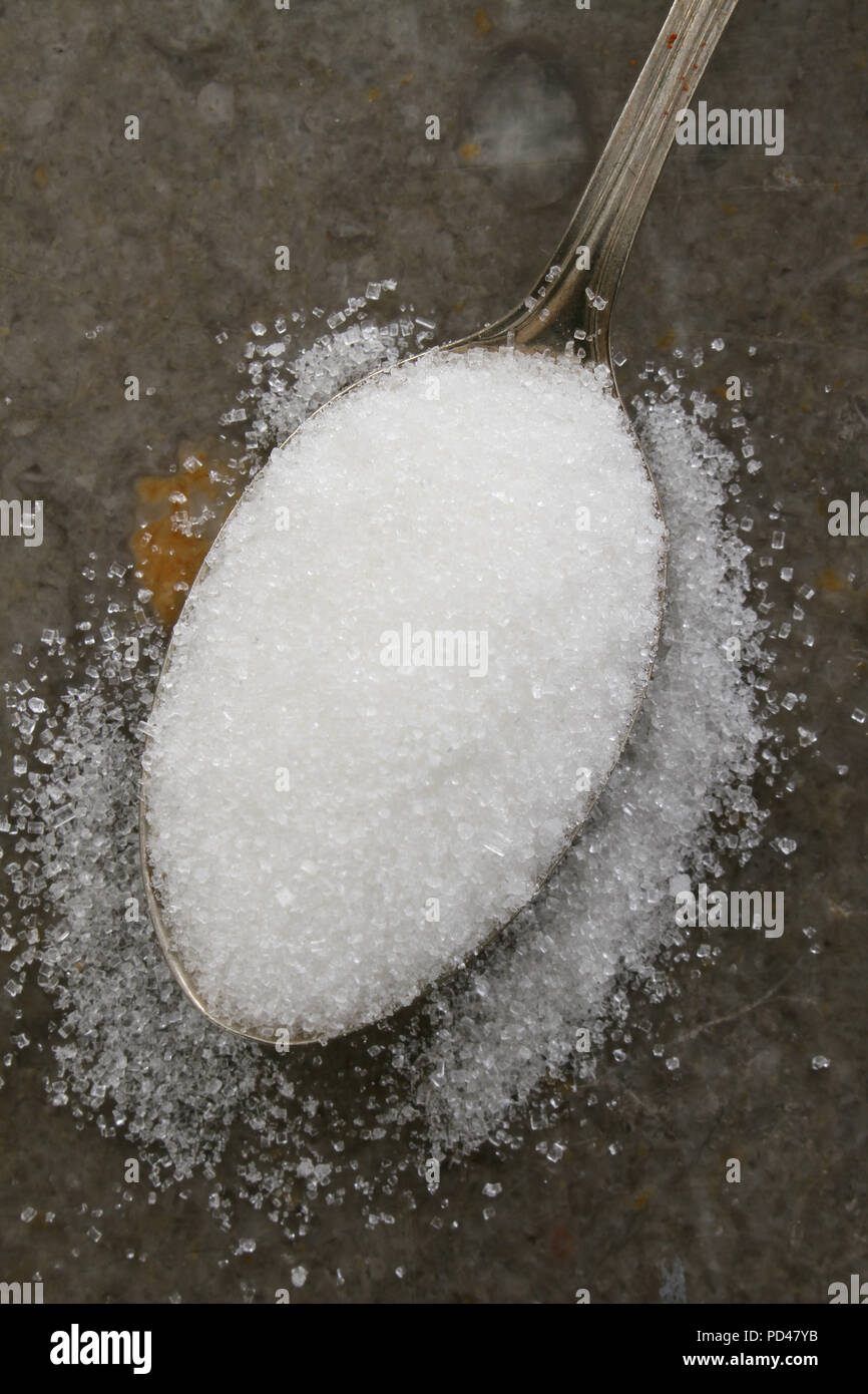 granulated refined white sugar Stock Photo - Alamy