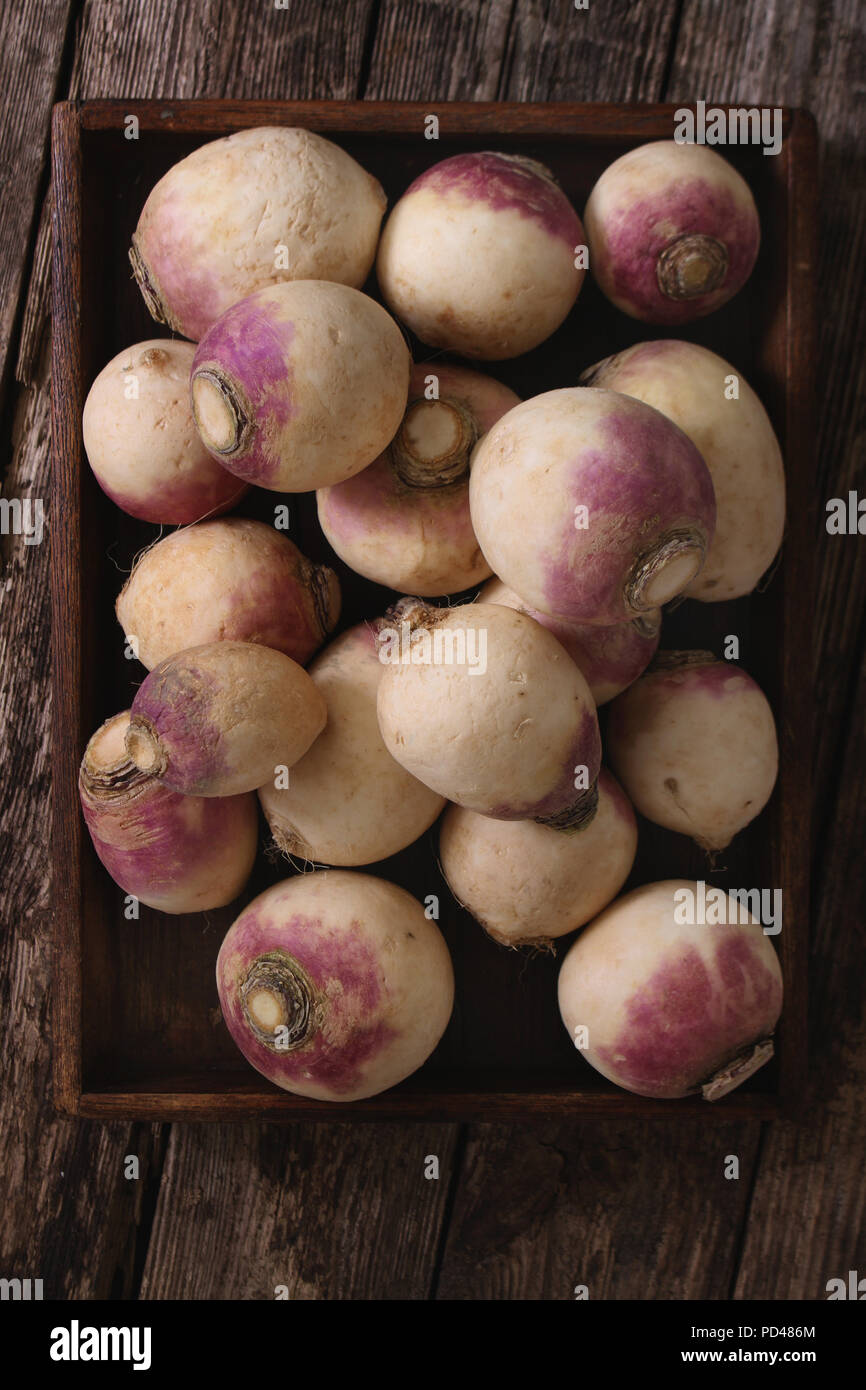 preparing fresh turnip Stock Photo - Alamy