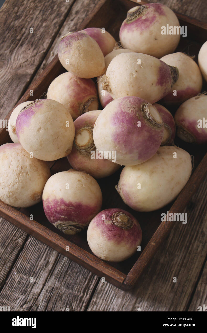 preparing fresh turnip Stock Photo - Alamy