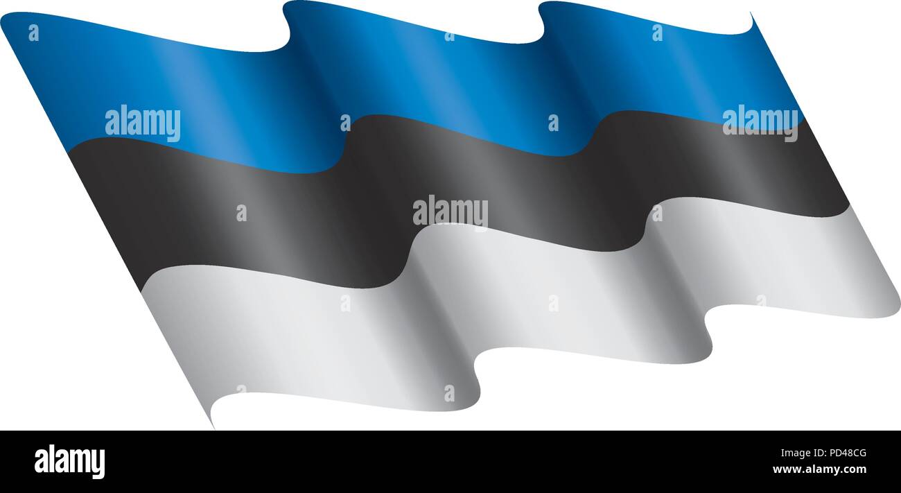 Estonia flag, vector illustration Stock Vector Image & Art - Alamy