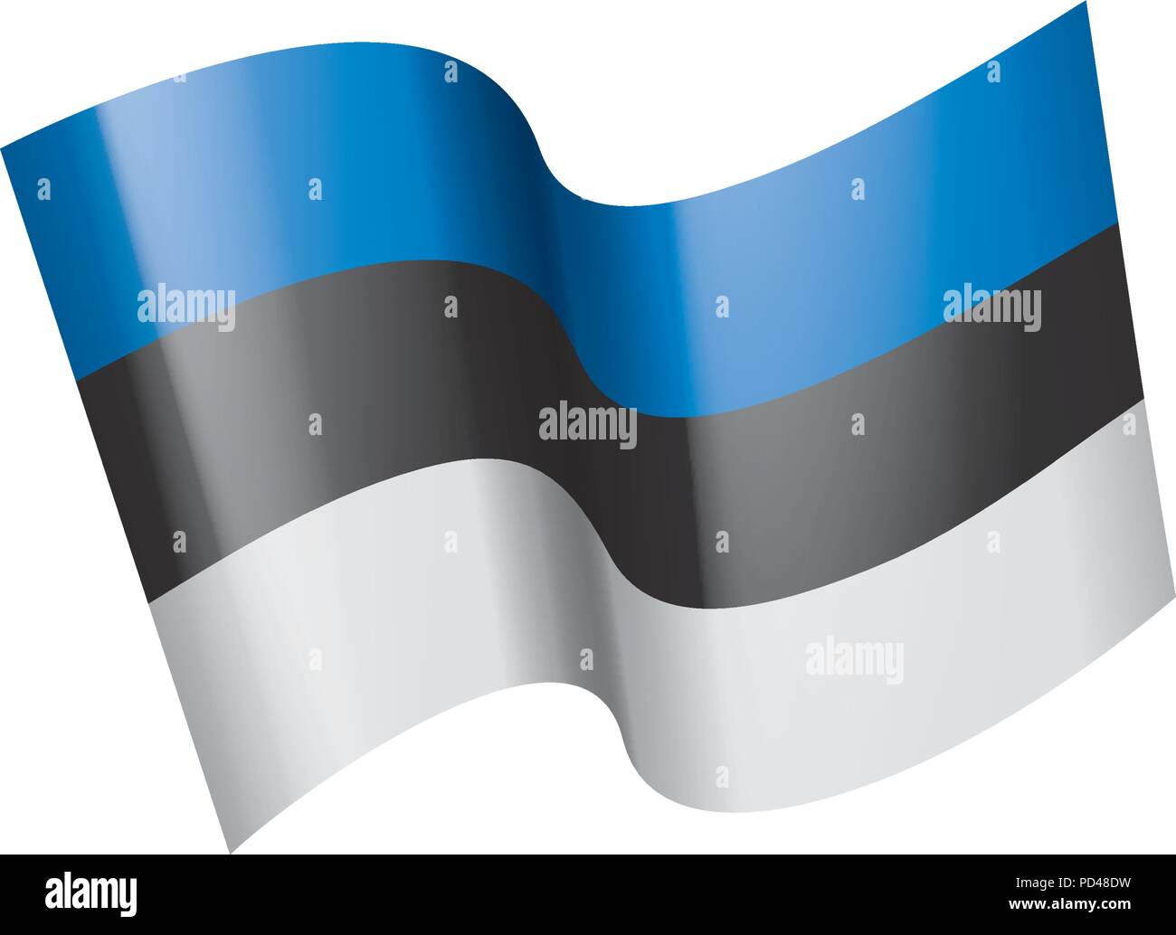 Estonia flag, vector illustration Stock Vector Image & Art - Alamy