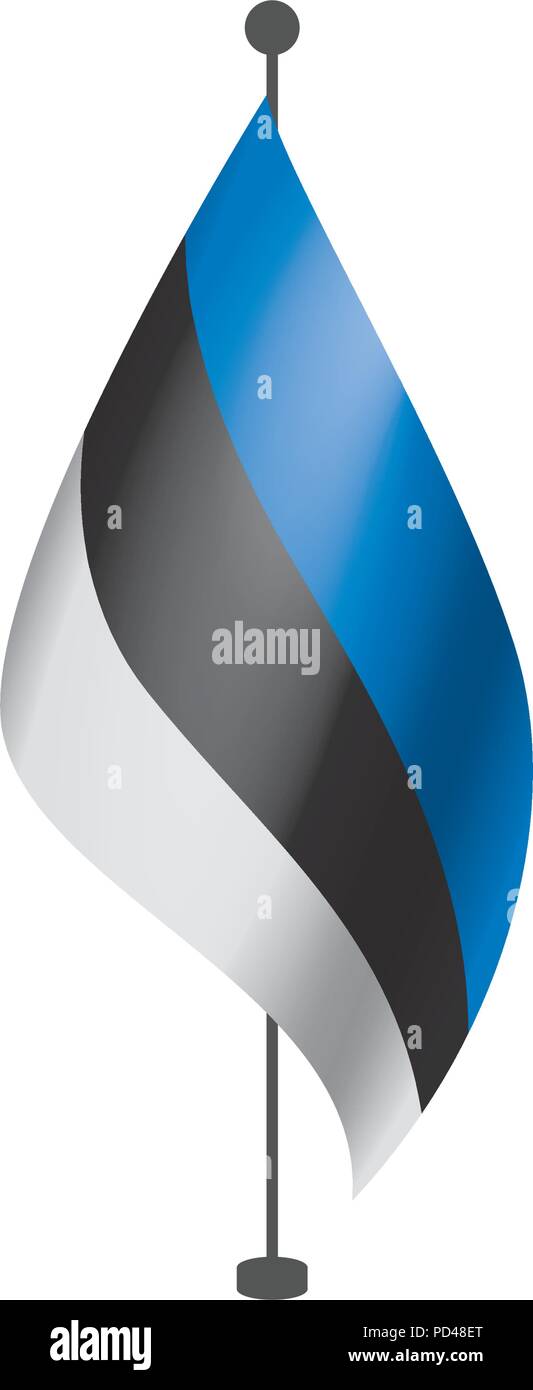 Estonia flag, vector illustration Stock Vector Image & Art - Alamy