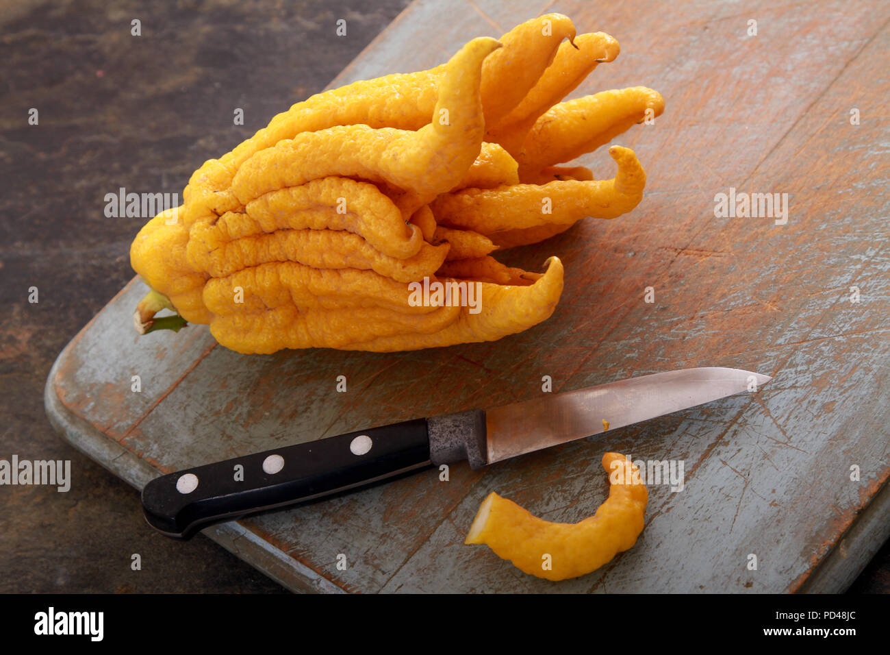 buddhas hand citrus fruit Stock Photo - Alamy