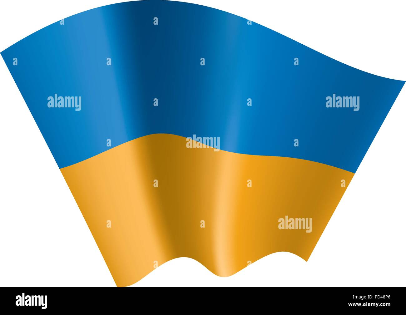 Ukraine flag, vector illustration Stock Vector Image & Art - Alamy